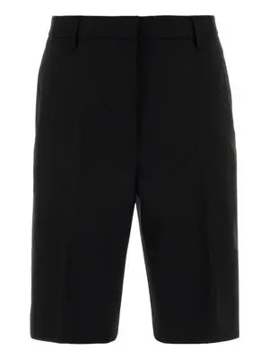 Dries Van Noten Straight Leg Shorts - Black
