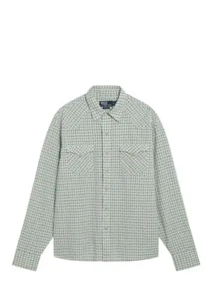 Polo Ralph Lauren Checked Shirt - Green And Beige