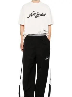 Acne Studios Crew Neck Short-sleeved T-shirt - Black