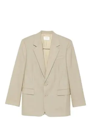 Saint Laurent Saint Laurent Long-Sleeved Suit Jacket Nude