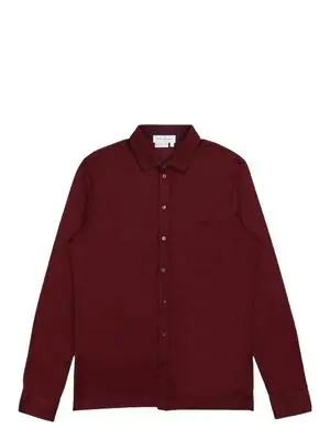 FERRAGAMO Embroidered Shirt With Logo - Brown