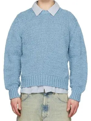 SUNFLOWER Frederik Knitwear Sweater - Blue
