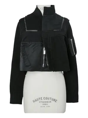 SACAI Sacai Twill X Knit Blouson