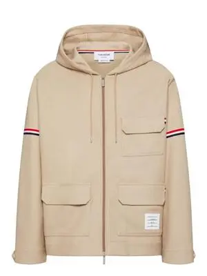 Thom Browne Oversized Parka - Beige