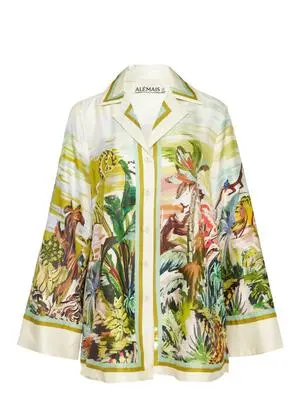 ALEMAIS Jungle Boogie" Printed Shirt - Multicolor