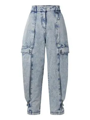 3.1 Phillip Lim High-rise Tapered Cargo Jeans - Gray