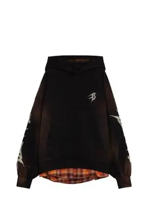 BARROW Graphic Patch Hoodie - Black
