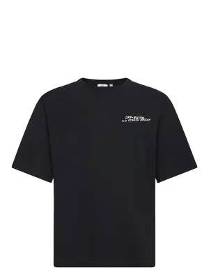 Off-White Text Arrow Print T-shirt - Black