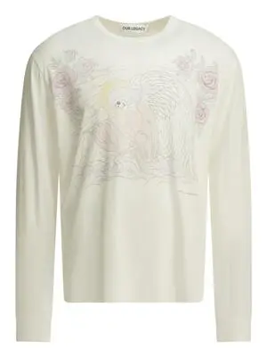 Our Legacy Cruise Graphic Long Sleeve T-shirt - White