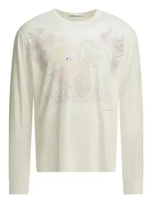 Our Legacy Cruise Graphic Long Sleeve T-shirt - White