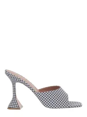 AMINA MUADDI Amina Muaddi Square-Toe High-Heeled Sandals
