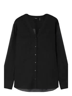 THEORY Theory Wool Blend Shirt