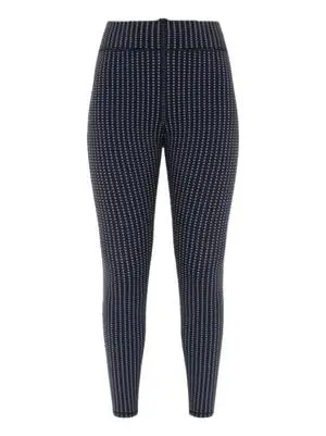 The Upside Zenith Pinstripe Leggings - Black