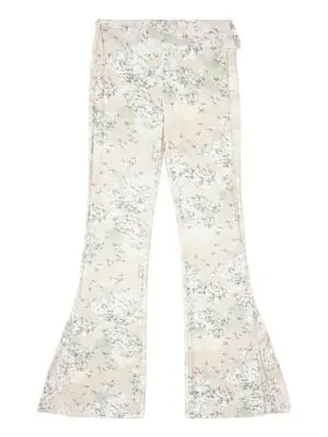 DIESEL® Diesel P-affal Floral-print Trousers Beige