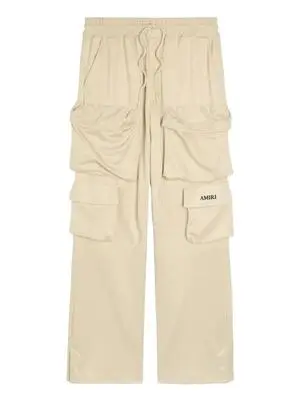 Amiri Cargo Trousers With Drawstring Waist - Nude