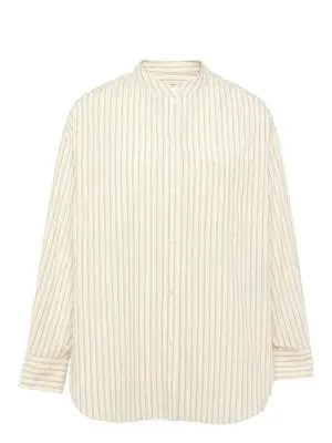 YVES SALOMON Yves Salomon Long Sleeve Striped Shirt