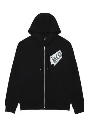Alexander McQueen Zip Up Hooded Casual Jacket - Black