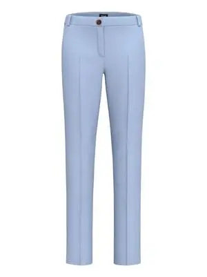 Marella Tailored Trousers With Belt Loops - Blue