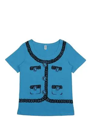 Moschino Moschino Logo T-Shirt Blue