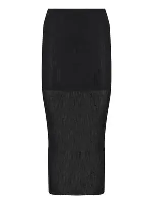 ALBERTA FERRETTI Alberta Ferretti Ribbed Knitted Skirt