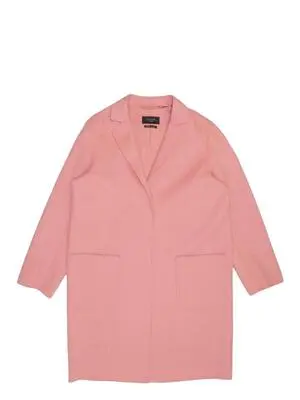 Max Mara Medium Length Coat - Pink