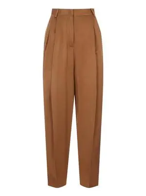 Fabiana Filippi Tapered Leg Trousers - Brown