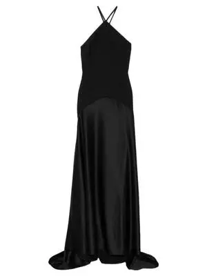 Solace Halterneck Maxi Dress - Black