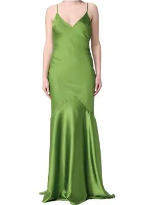 Elisabetta Franchi Sleeveless Fishtail Gown - Green