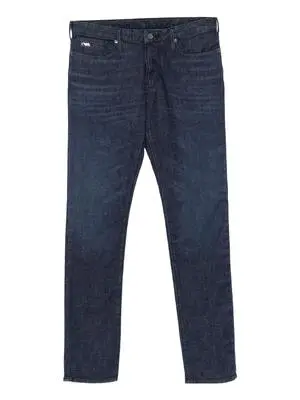 Emporio Armani Dark Wash Slim Fit Jeans - Blue