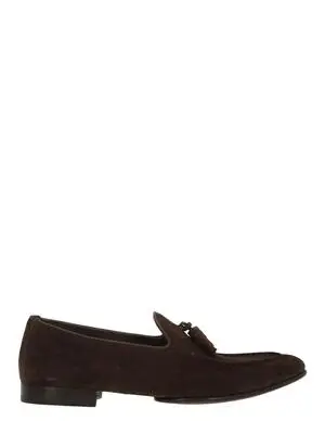 DOUCAL'S Braided Lacing Loafers - Brown
