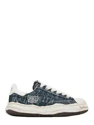 Mihara Yasuhiro Maison Mihara Yasuhiro Blakey OG Low-Top Lace-Up Casual Sneakers Black