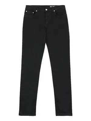 Versace Logo Straight Jeans - Black