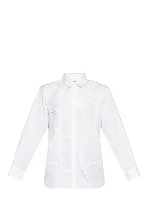 Comme Des Garçons Long-sleeved Shirt - White
