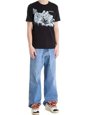Off-White Graphic Print T-shirt - Black