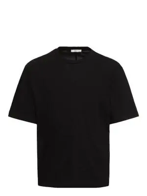 THE ROW Errigal Cotton Jersey T-shirt - Black