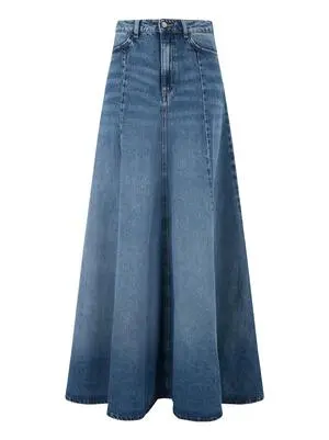 ICON DENIM LOS ANGELES ICON DENIM Cora Long Denim Skirt