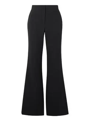 Simkhai Kenna Flared Crepe Trousers - Black