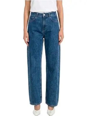 TWINSET High-waisted Embellished Jeans - Blue