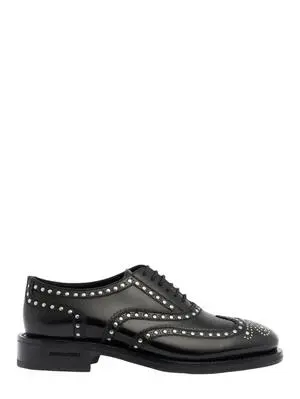 Dsquared2 Embellished Studded Classic Oxford Shoes - Black
