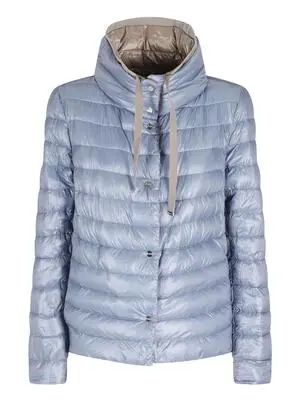 Herno Quilted High-neck Reversible Coat - No