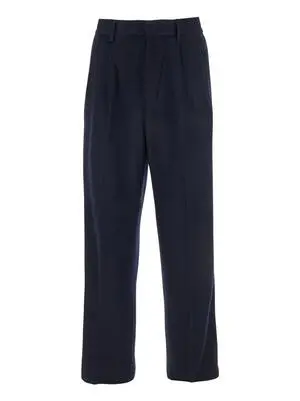 Emporio Armani Belt Loop Casual Pants - Black