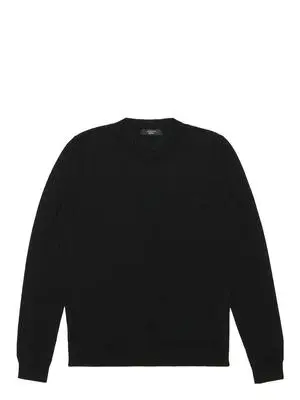 Max Mara Round Neck Long Sleeve Pullover - Black