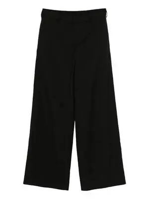 PT TORINO Wide Leg Trousers - Black