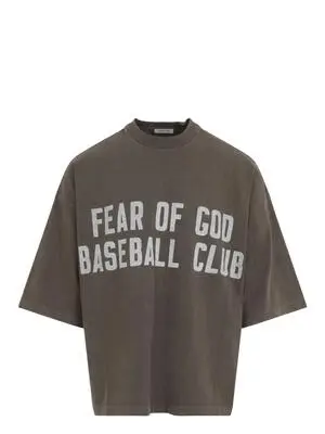Fear Of God Logo Printed T-shirt - Black