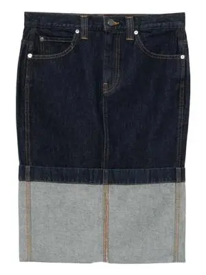 Khaite Belt Loop Midi Skirt - Black