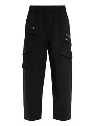 GANNI Twill Suiting Trousers - Black