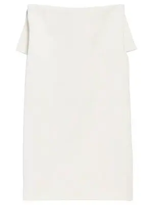 Balenciaga Balenciaga Sleeveless Vareuse Dress With Voluminous Panels Ivory