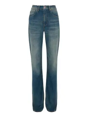 Victoria Beckham Straight Leg Jeans - Blue