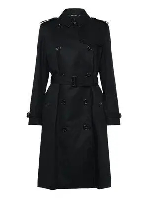 Burberry Double-breasted Trench Coat - Black