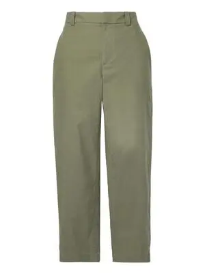 Vince Cotton Twill Trousers - Green